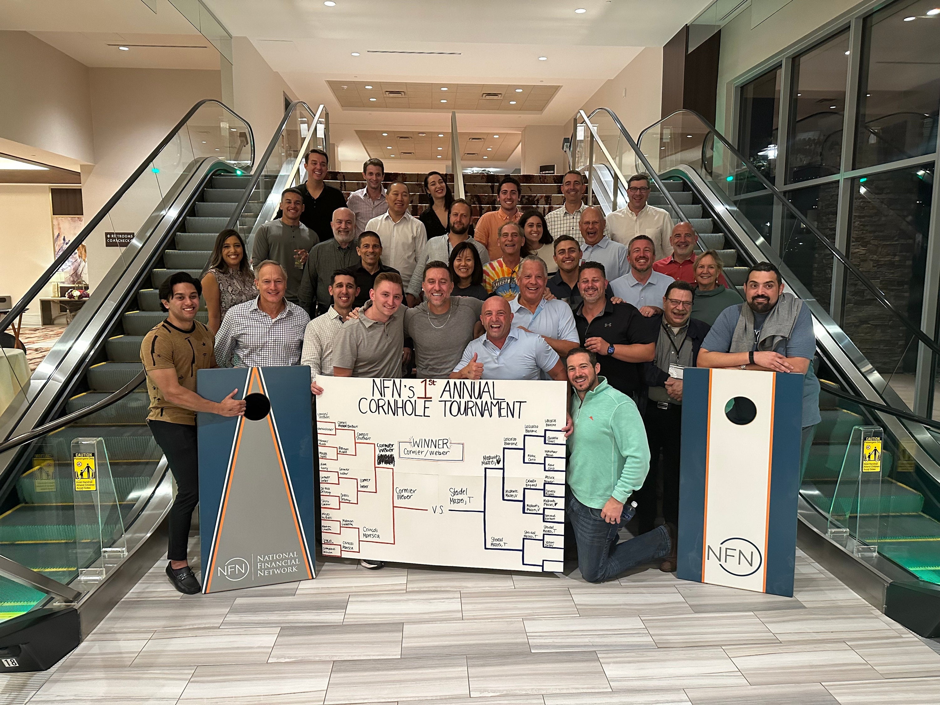 Corporate Cornhole Tournaments – WagNBag Custom Cornhole